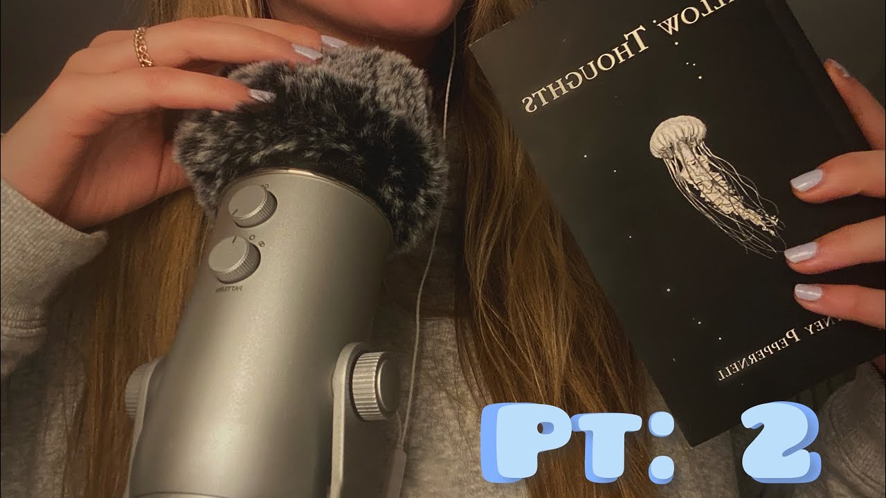 ASMR | reading poetry + fluffy mic scratching - YouTube