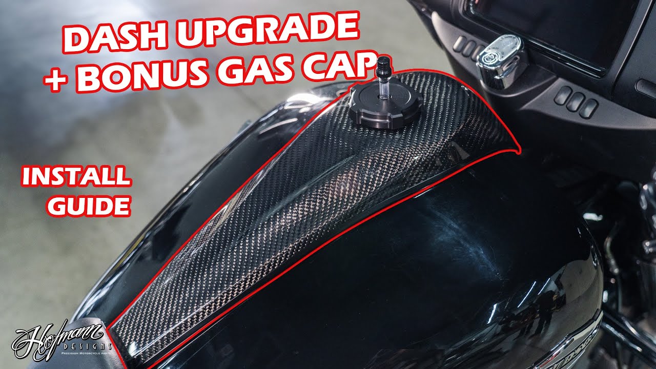 2008 & Later Road Glide/Street Glide Carbon Fiber Dash Installation ...