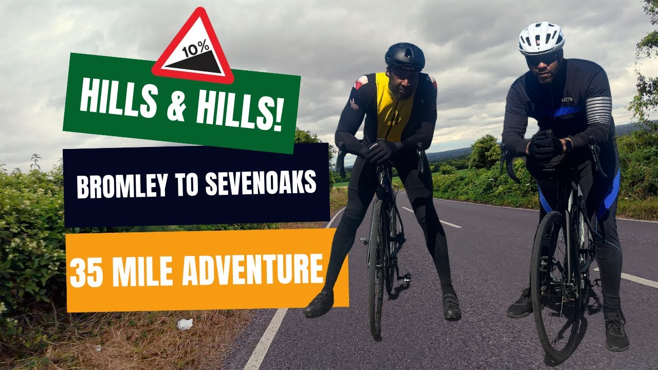 Hills Broke Me! 😫 | Bromley to Sevenoaks Cycling (35 Miles) - YouTube