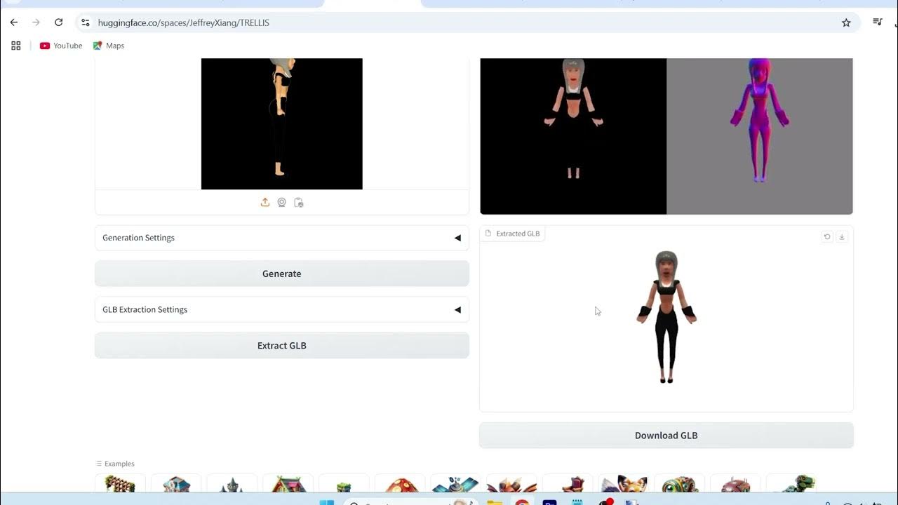 Making a 3D model from a single image by using Trellis on Hugging Face ...