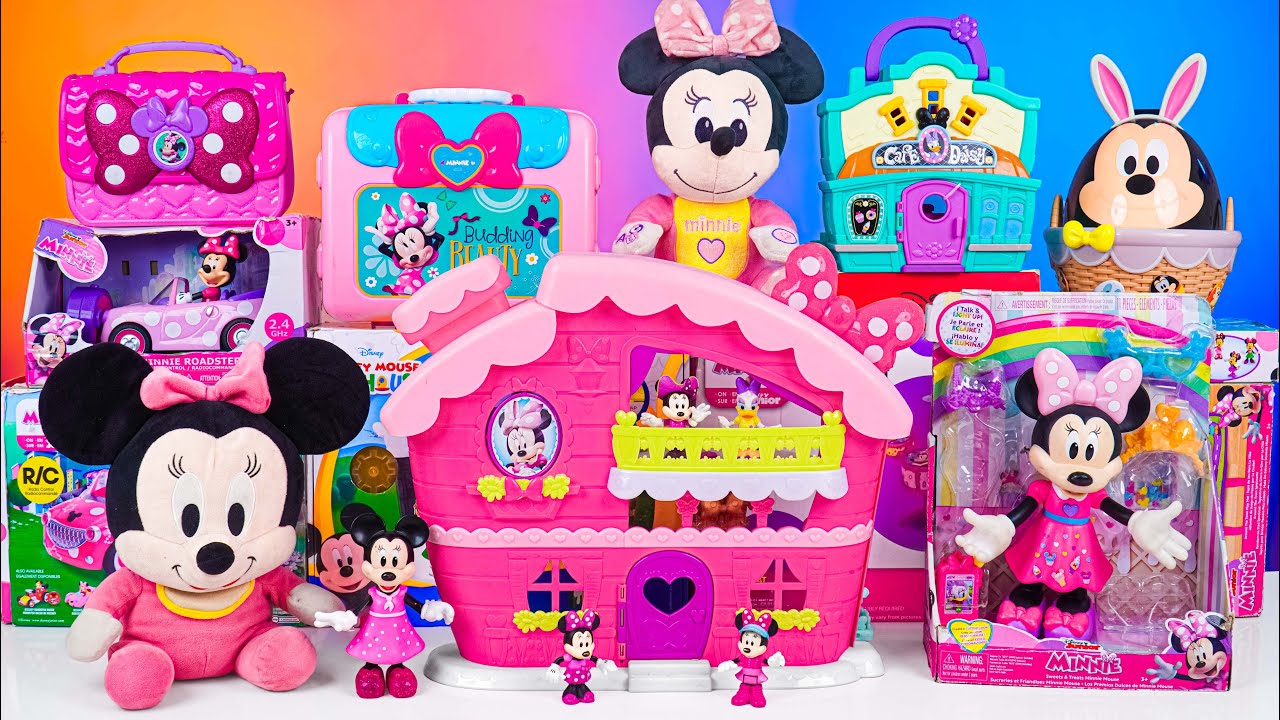Satisfying with Unboxing Disney Minnie Mouse House Playset, Toys ...