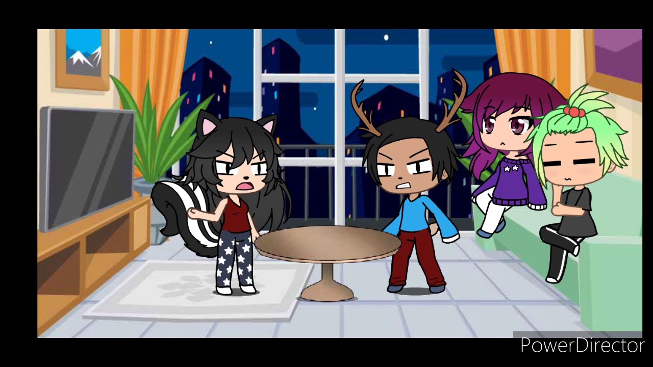 Game night with friends |Gacha life| - YouTube