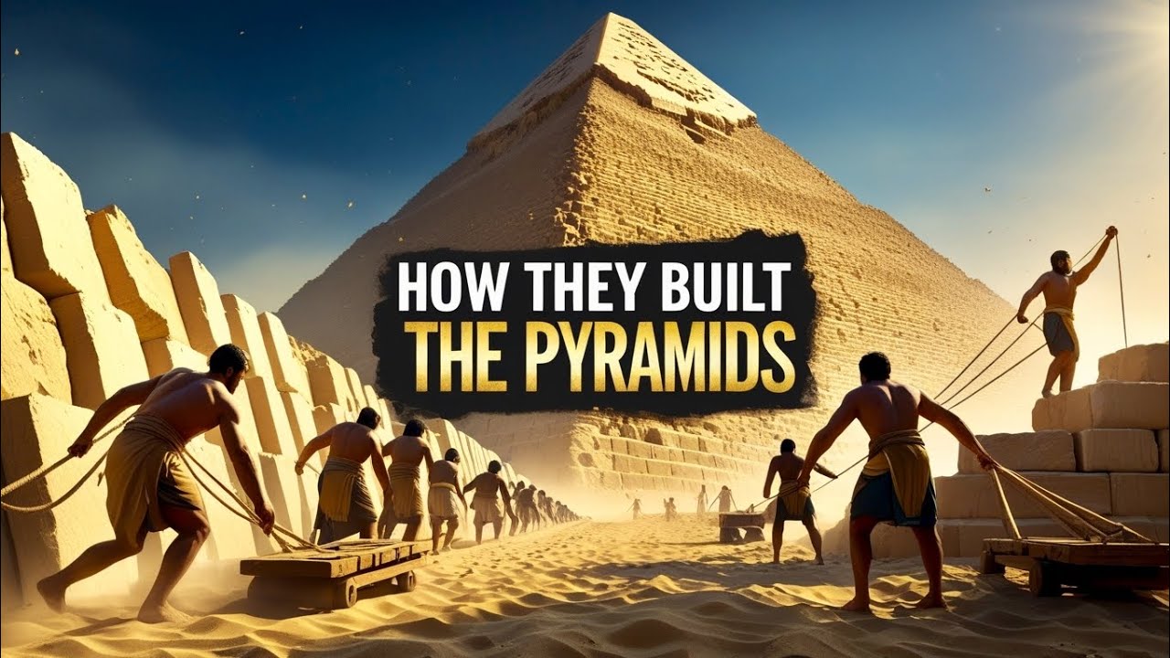 🏗️ How Egyptians Built Pyramids Without Machines | Ancient Engineering ...
