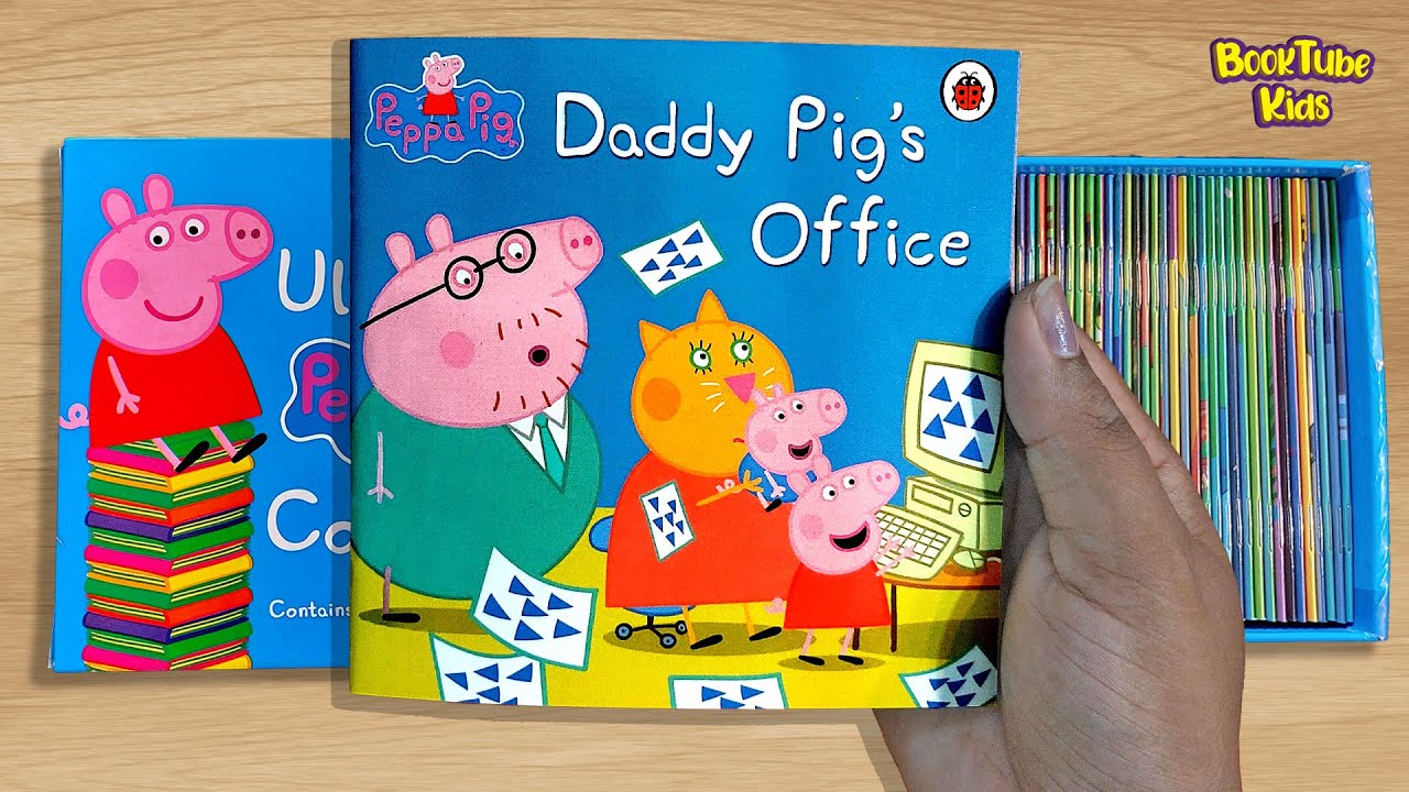 🐷PEPPA PIG : DADDY PIG'S OFFICE 40 | Kids Books Read Aloud | Peppa Pig ...