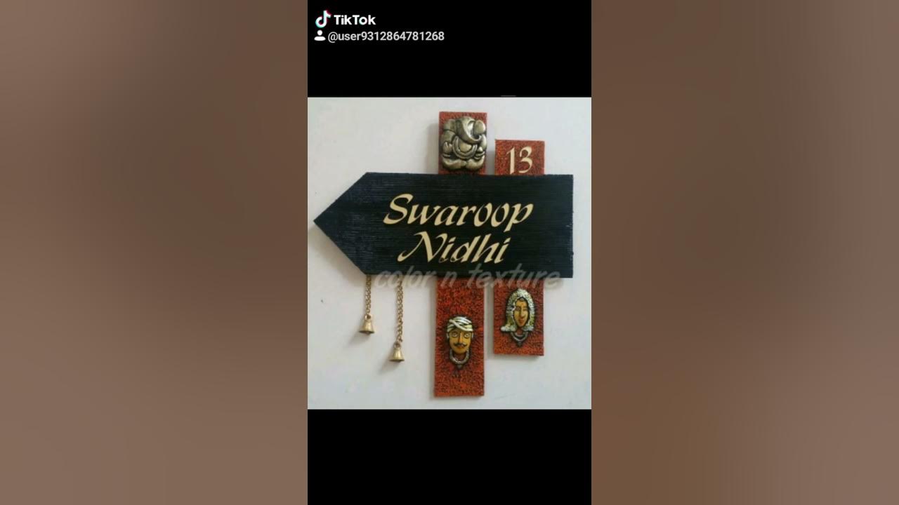 Name Plate Designs Mural Name Plate YouTube name-plate-designs-mural-name-plate-youtube