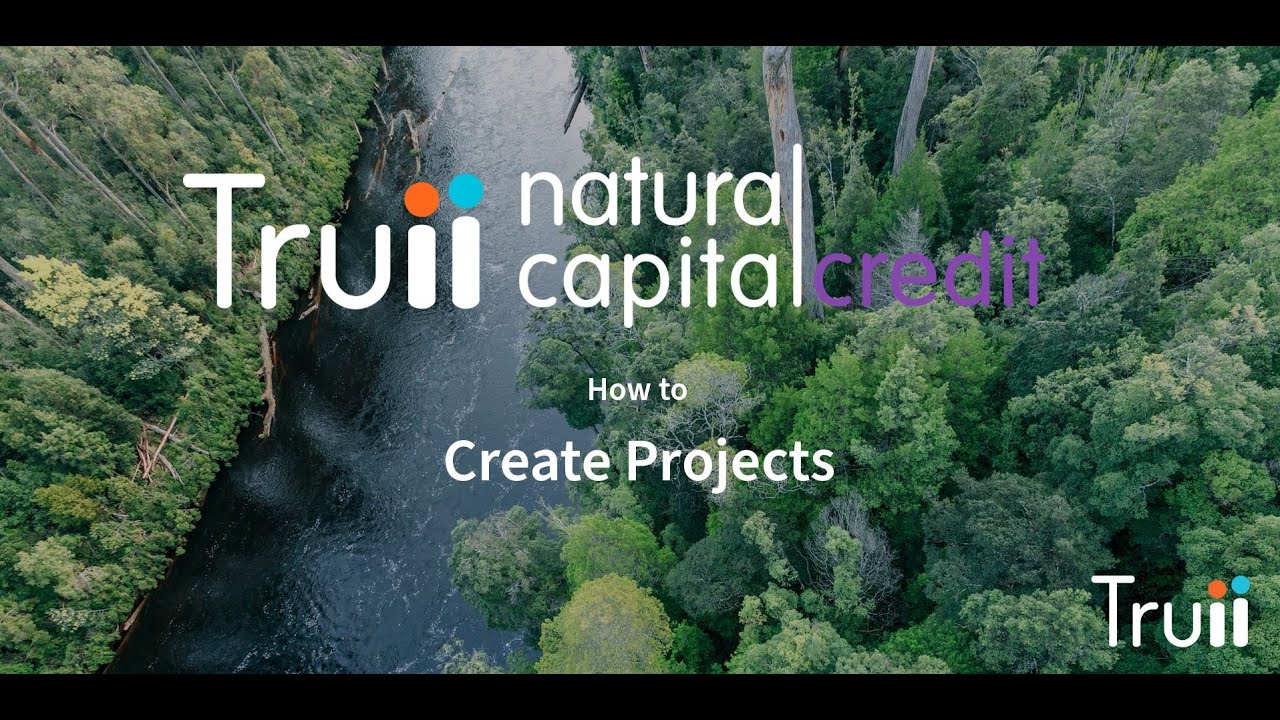 Natural Capital Credit - create projects - YouTube