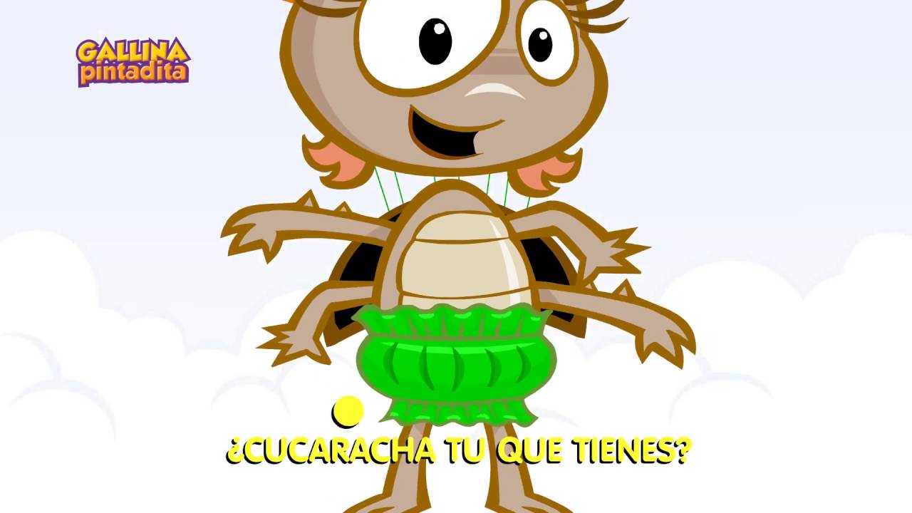Cucarachita - Gallina Pintadita 1 Español - YouTube