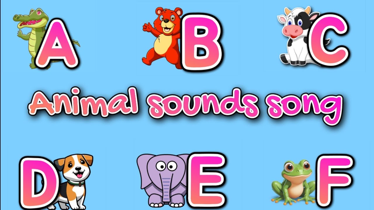 ABC Animal Sounds Song | Learn the Alphabet with cocomomo Animal Sounds ...