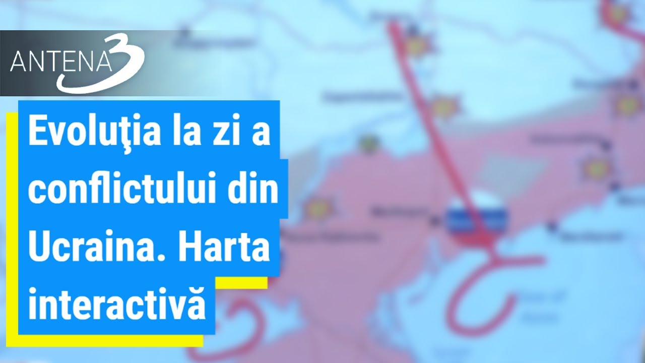 Evoluţia la zi a conflictului din Ucraina. Harta interactivă - YouTube