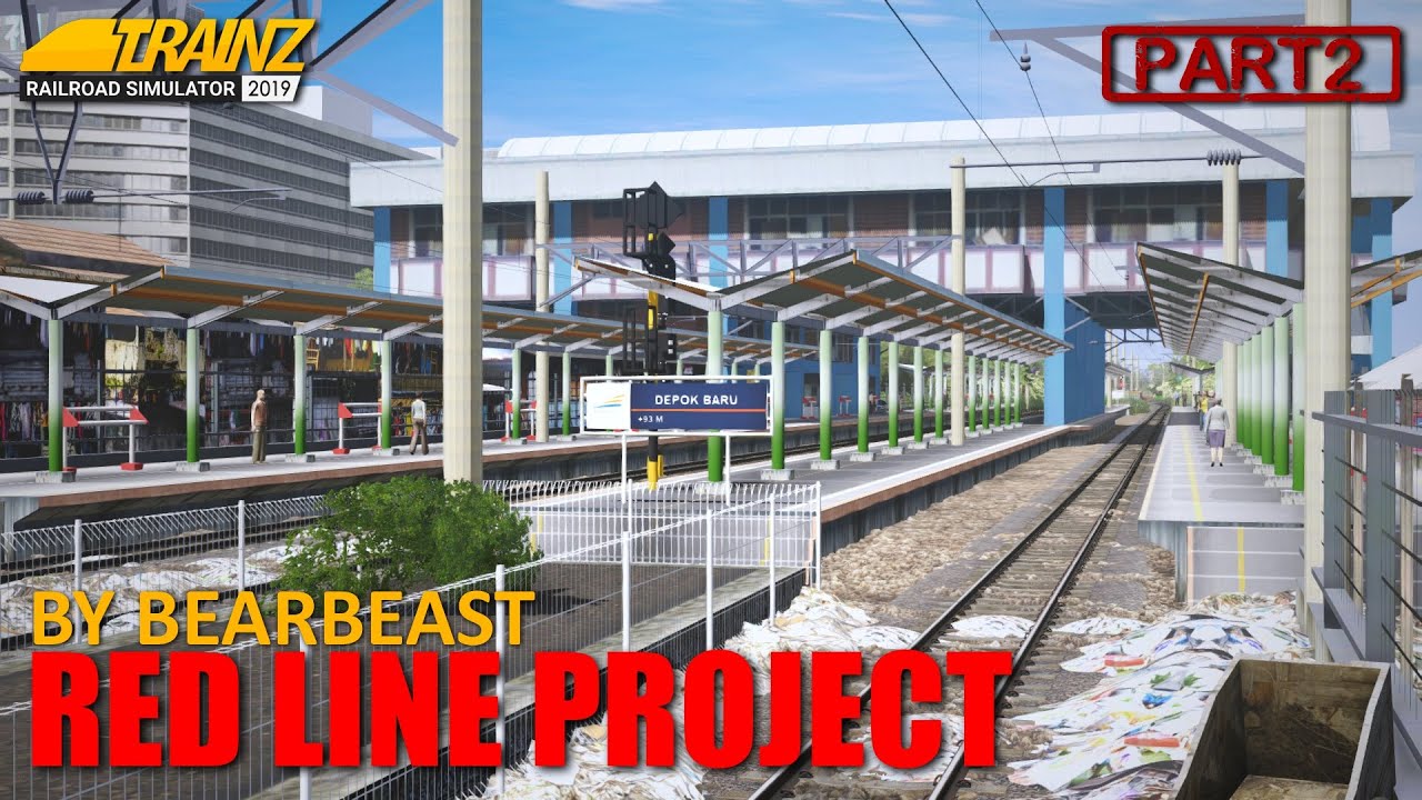 NOSTALGIA! Review Red Line Project By BearBeastID (Part 2) | TRAINZ ...