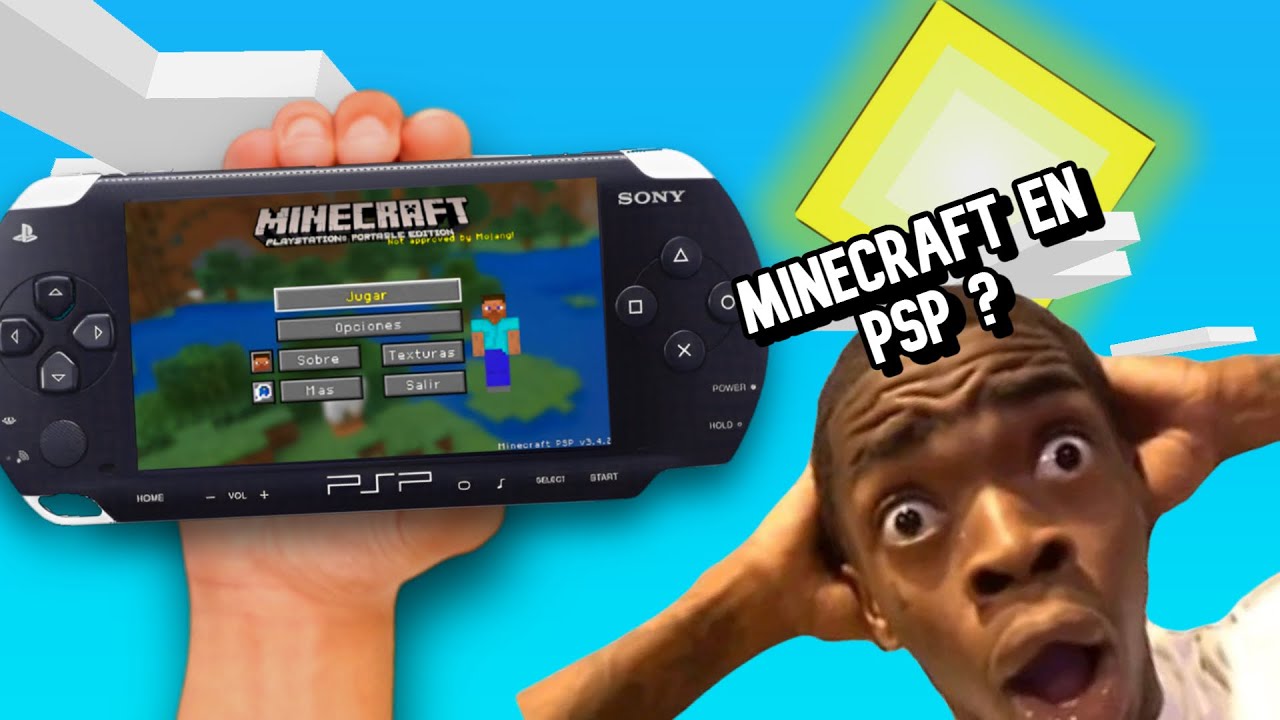 ¡MINECRAFT PARA LA PLAYSTATION PORTABLE! PSP - YouTube