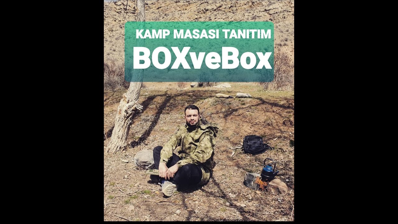 KAMP MASASI PORTATİF KAMP MASASI BOX ve BOX PRATIK KURULUMU MEVCUT ...