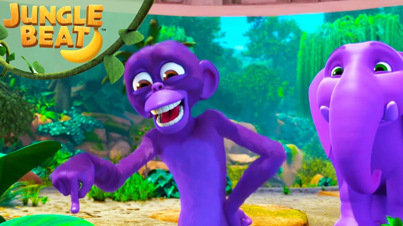 Munki is Purple Now | Jungle Beat: Munki & Trunk | Kids Cartoon 2025 ...