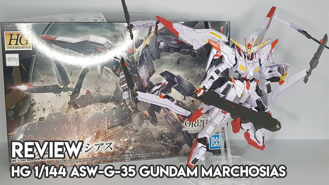 อยากรีวิว : HG 1/144 ASW-G-35 GUNDAM MARCHOSIAS - YouTube
