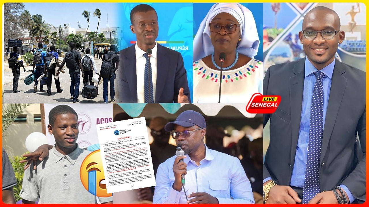 🛑Chao total à l’Ucad- Plainte contre Sonko- Gouv charge les étudiants ...