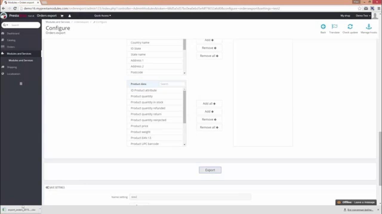 Prestashop Orders (CSV, Excel) Export Module - YouTube