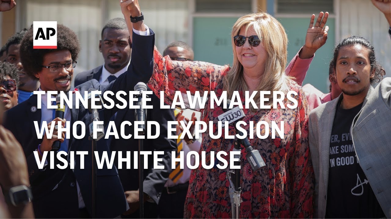 Biden welcomes Tennessee lawmakers who faced expulsion to the White ...