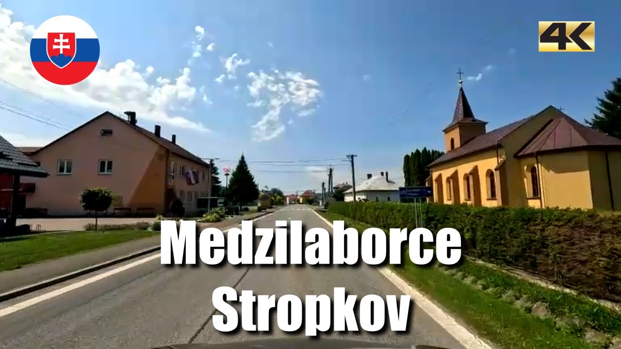 Driving in Slovakia from Medzilaborce to Stropkov | summer 2024 | 4K ...