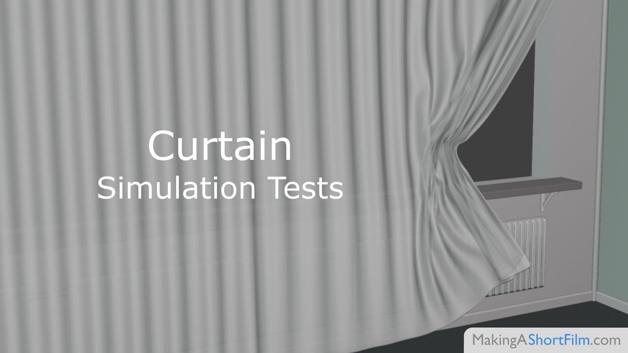 Window Curtain - Simulation Test - YouTube