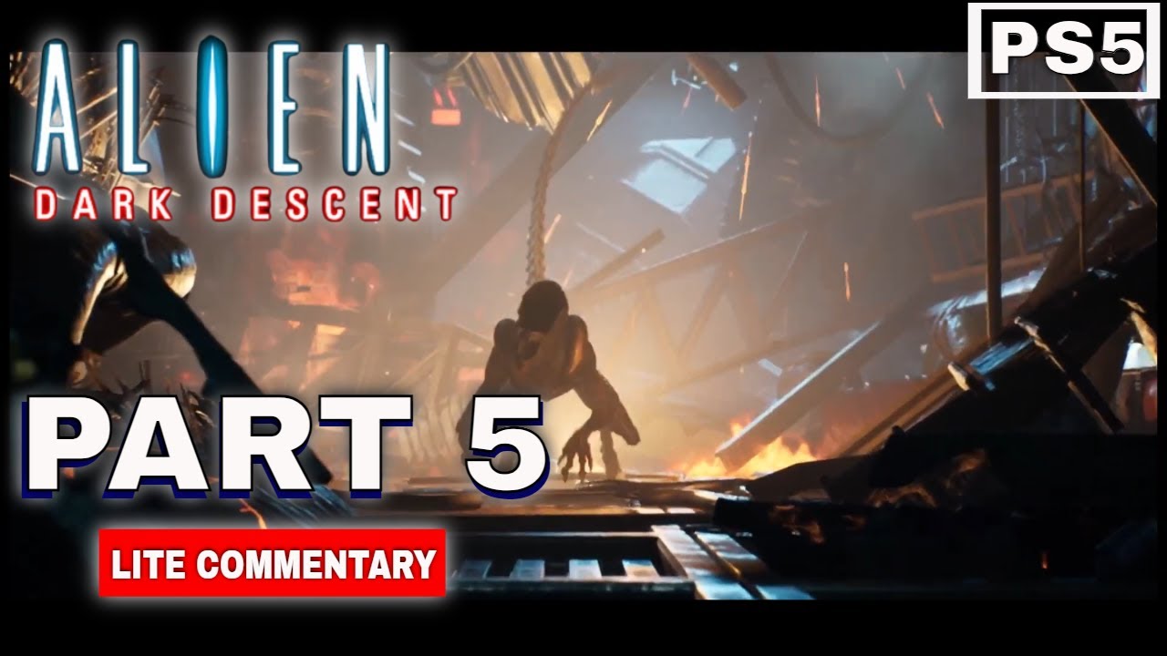 ALIENS DARK DESCENT Gameplay Walkthrough PART 5 - Lite Commentary ...