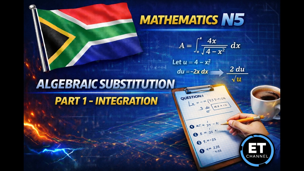 Mathematics N5 Algebraic Substitution Part 1 - Integration ...