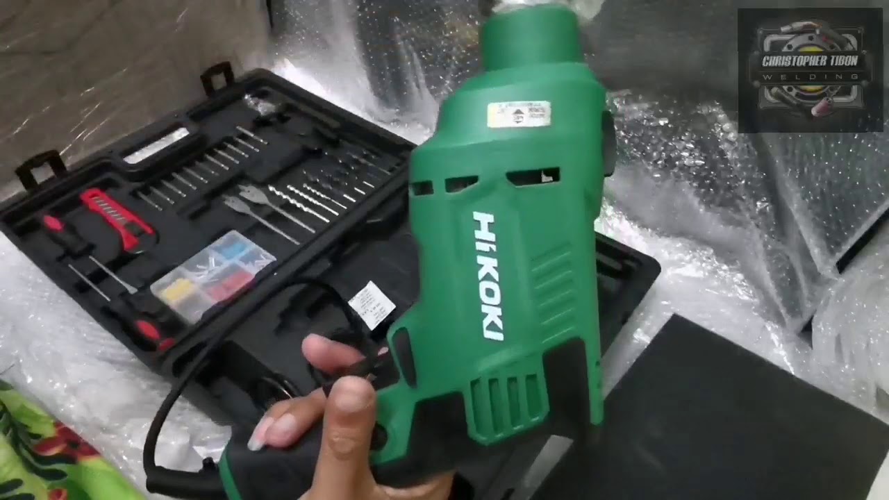 HITACHI / HIKOKI 13MM IMPACT DRILL 100 pcs SET (DV13VST) - YouTube