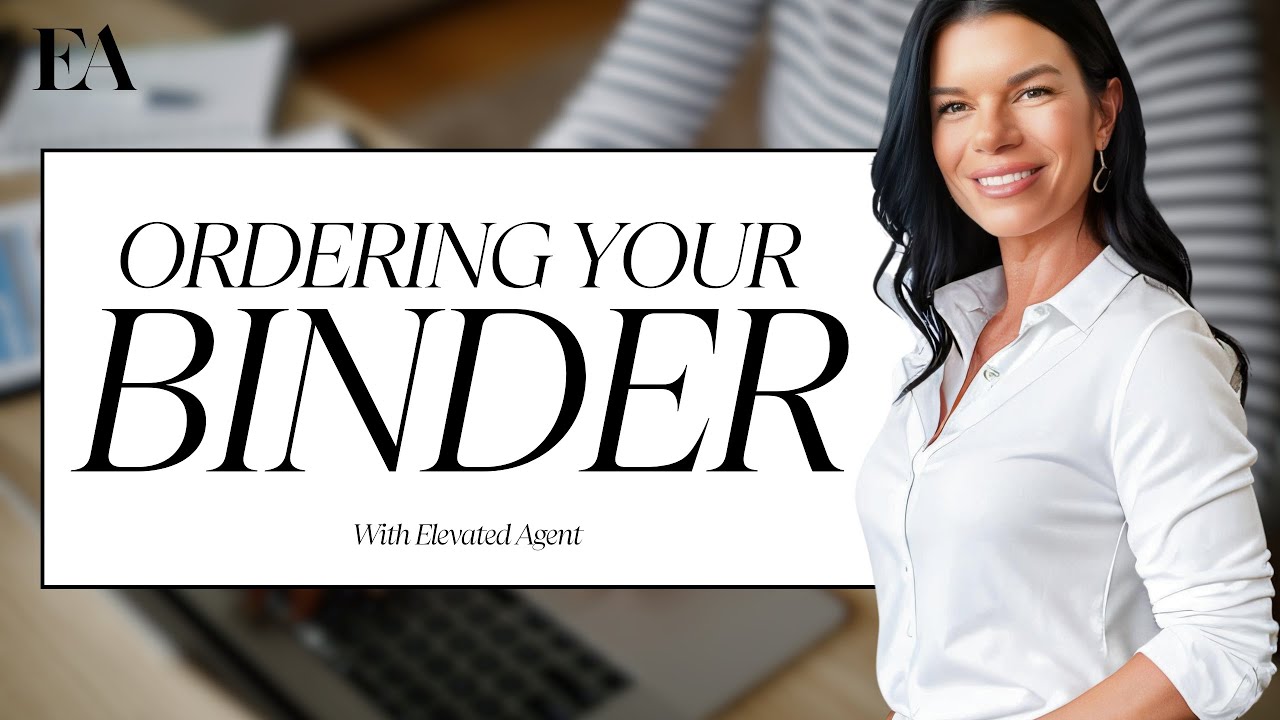 Custom Binder Ordering Instructions - Elevated Agent - YouTube