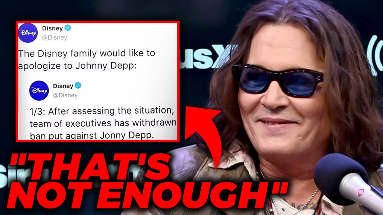 “Breaking!” Johnny Depp Talks About Disney Apologizing To Him! - YouTube