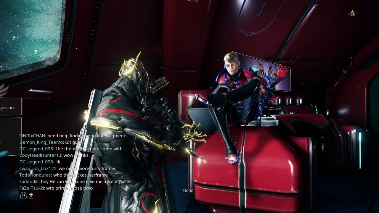 Warframe- new operator dialogue after the sacrifice quest. - YouTube