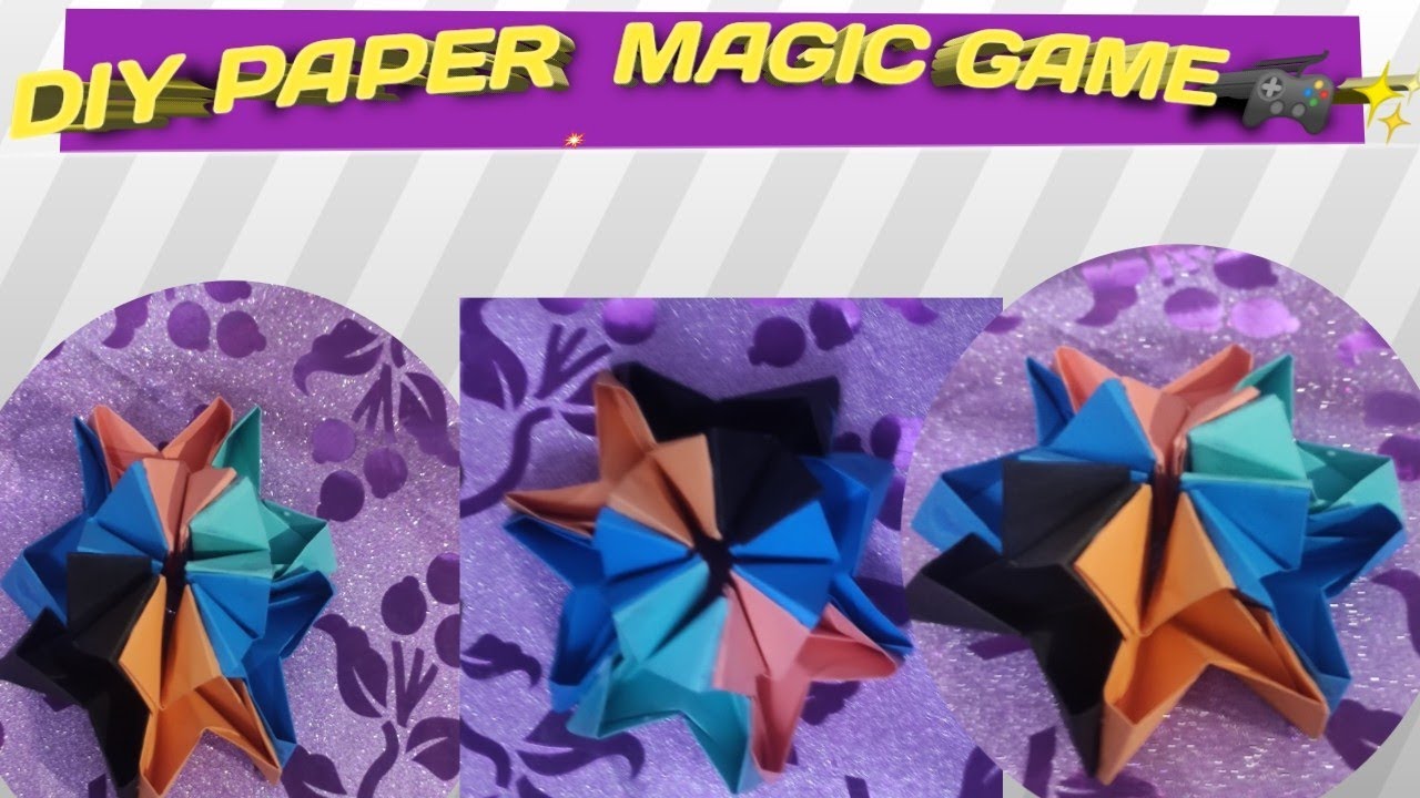 DIY PAPER MAGIC GAME 🎮#papercraft#diy#diypaper#waste papercraft ideas ...