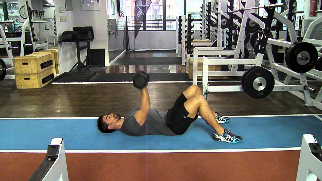 SA Supine Floor Press - YouTube