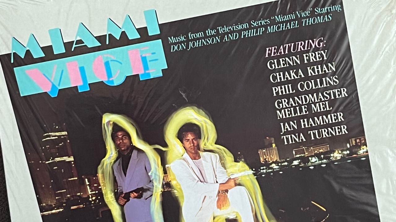 Miami Vice Original Series Soundtrack LP On 1977 Sony Turntable - YouTube
