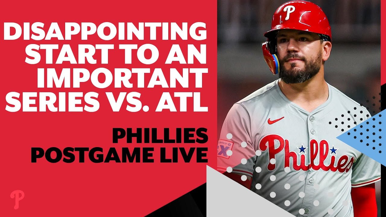 Phillies drop first game of important series in Atlanta after offense ...