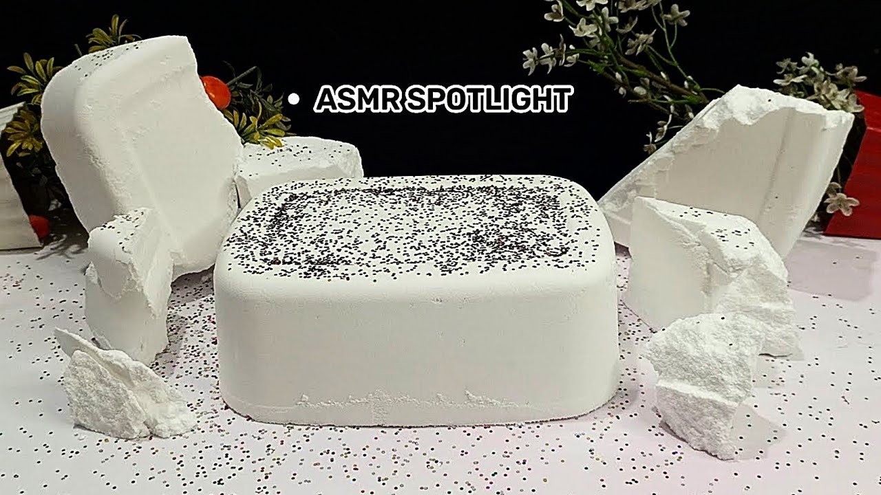 Crunchy White Chunks | Satisfying Crunch - YouTube