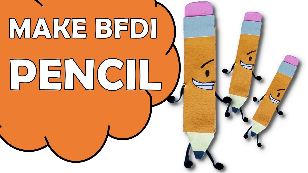 How To Make BFDI Pencil - YouTube