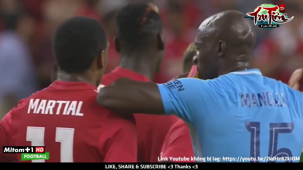 Manchester United vs Manchester City (MU 2-0 MC) - ICC 2017 (BLV Định ...