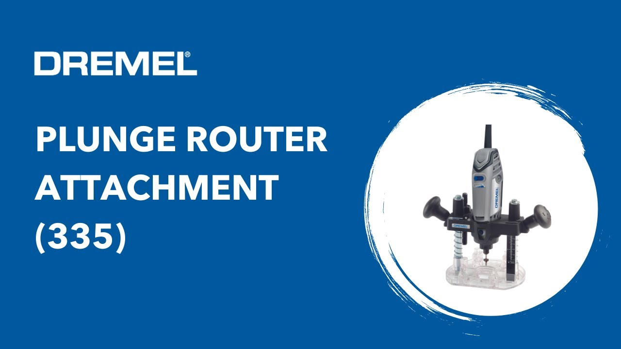 The Dremel Plunge Router Attachment for maximum visibility and control ...