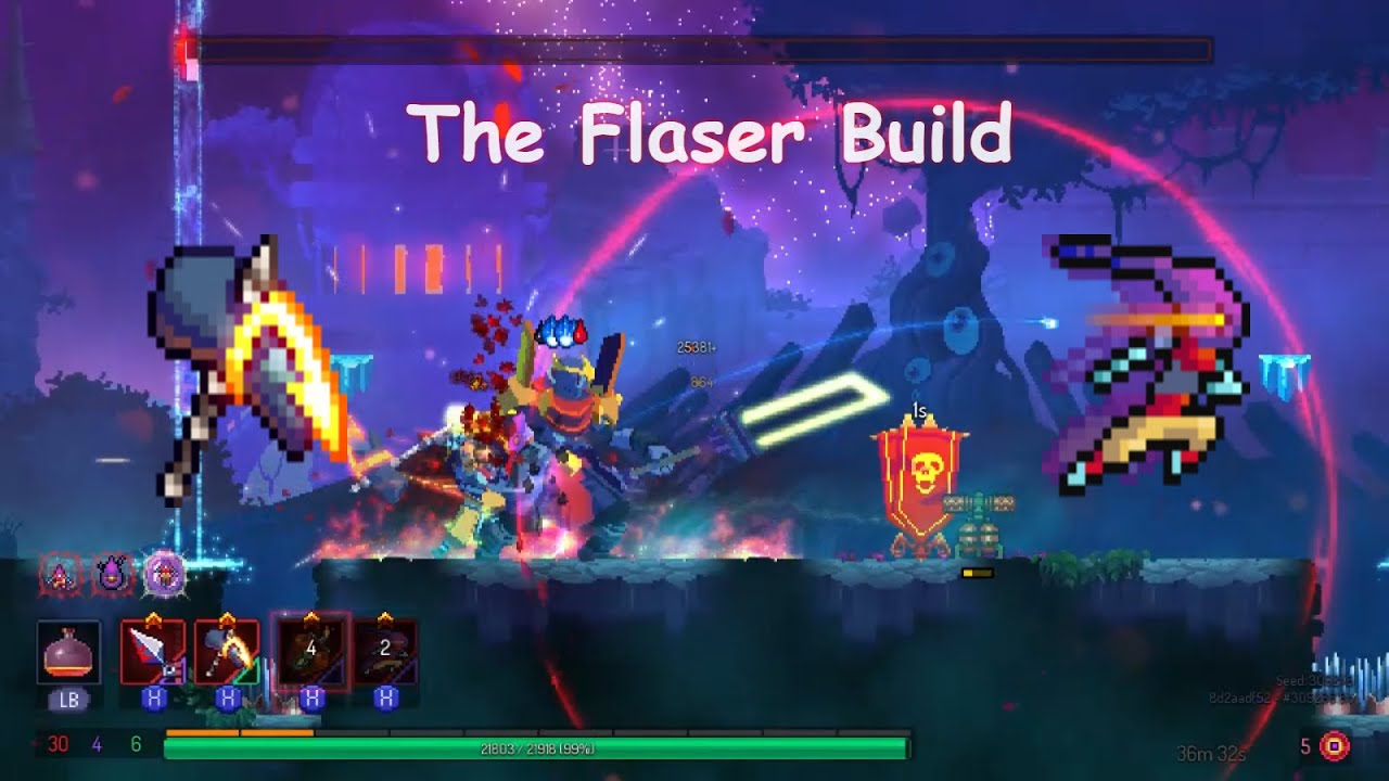 Dead Cells- Flint + Phaser Is Actually Pretty Solid (5BC Post Commentary Run) - YouTube