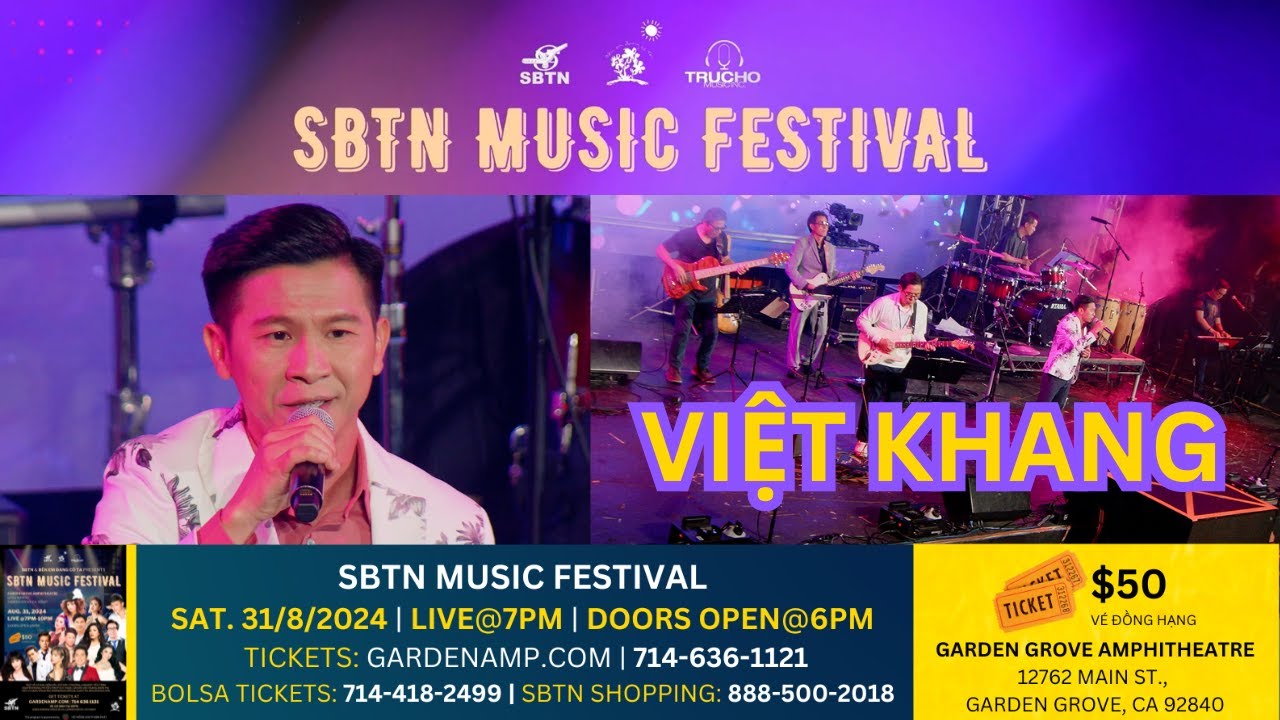 Việt Khang đến với Đại Hội Nhạc Trẻ Mùa Hè 2024 SBTN Music Festival 31 ...