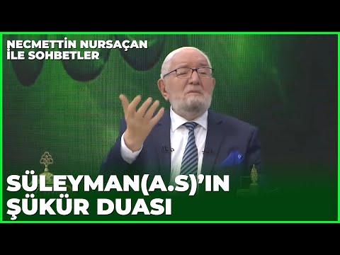 Süleyman(A.S) Nasıl Şükür Duası Ederdi? - Cuma Sohbetleri