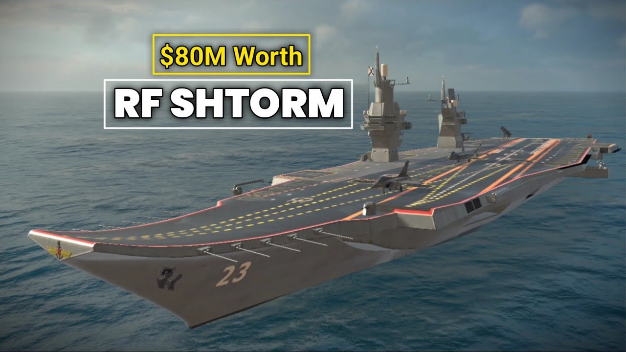 RF Shtorm - Cheap & Powerful Assault Carrier - Modern Warships - YouTube