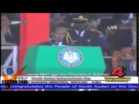South Sudan 4th birthday - James Wani Igga