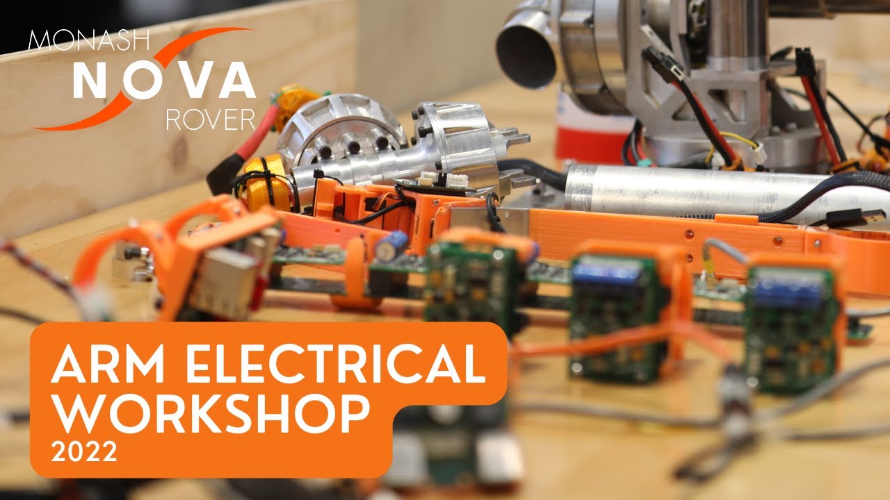 Robotic Arm Electrical System 2022 - Monash Nova Rover - YouTube