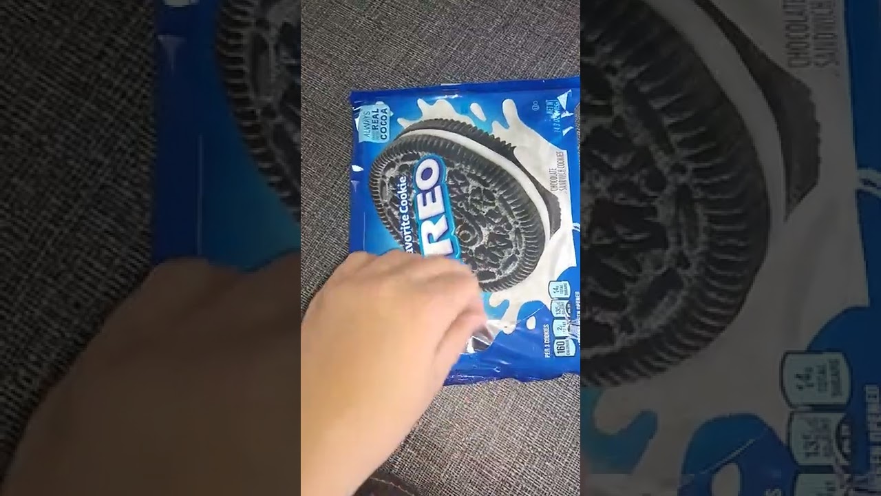 How to open a Oreo container - YouTube