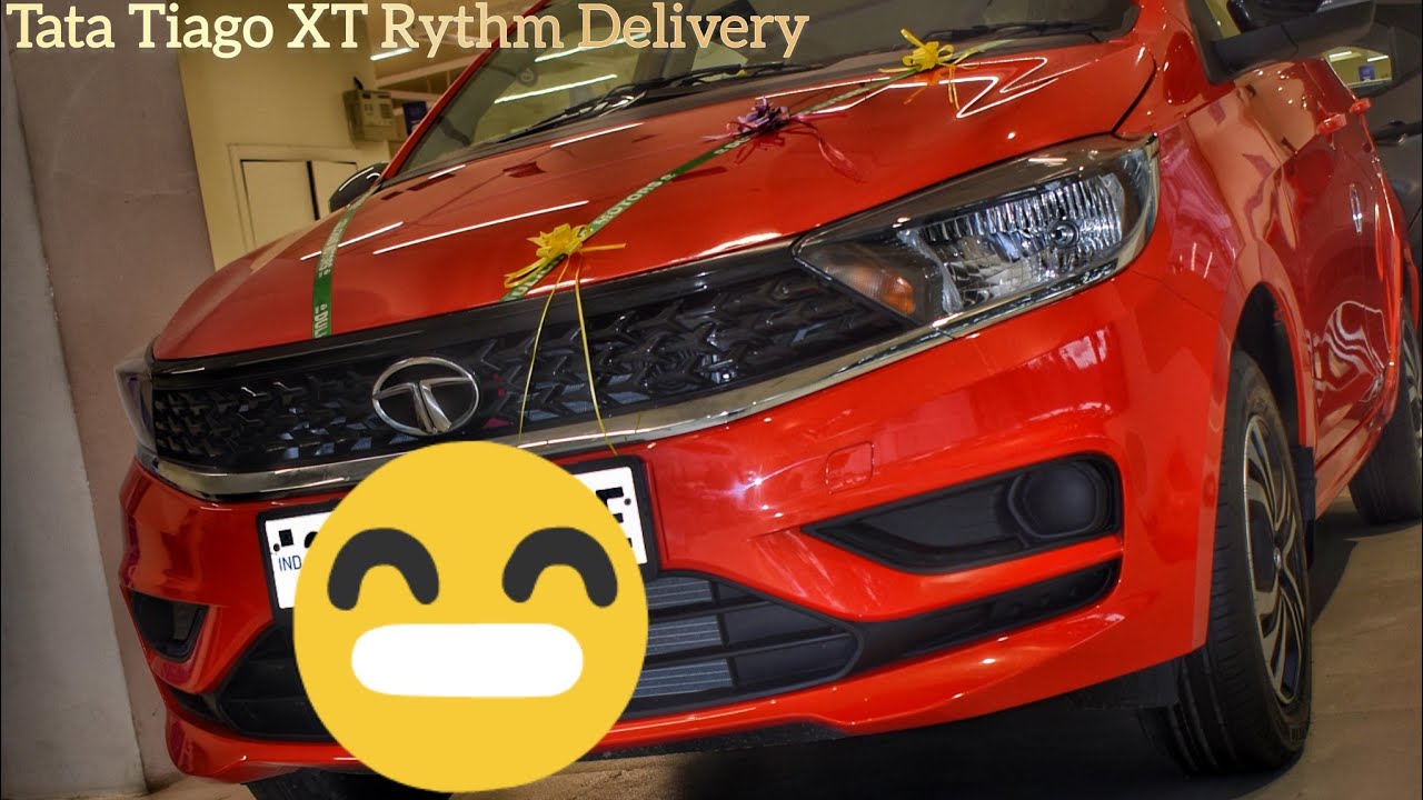 || Tata Tiago XT Rythm Flame Red BS6 Phase 2 Delivery ️ || ~ft ...