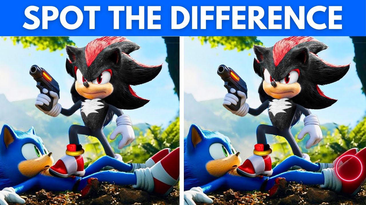 Spot The Difference | Sonic The Hedgehog 3 Edition 🦔🔵 Farm Quiz - YouTube