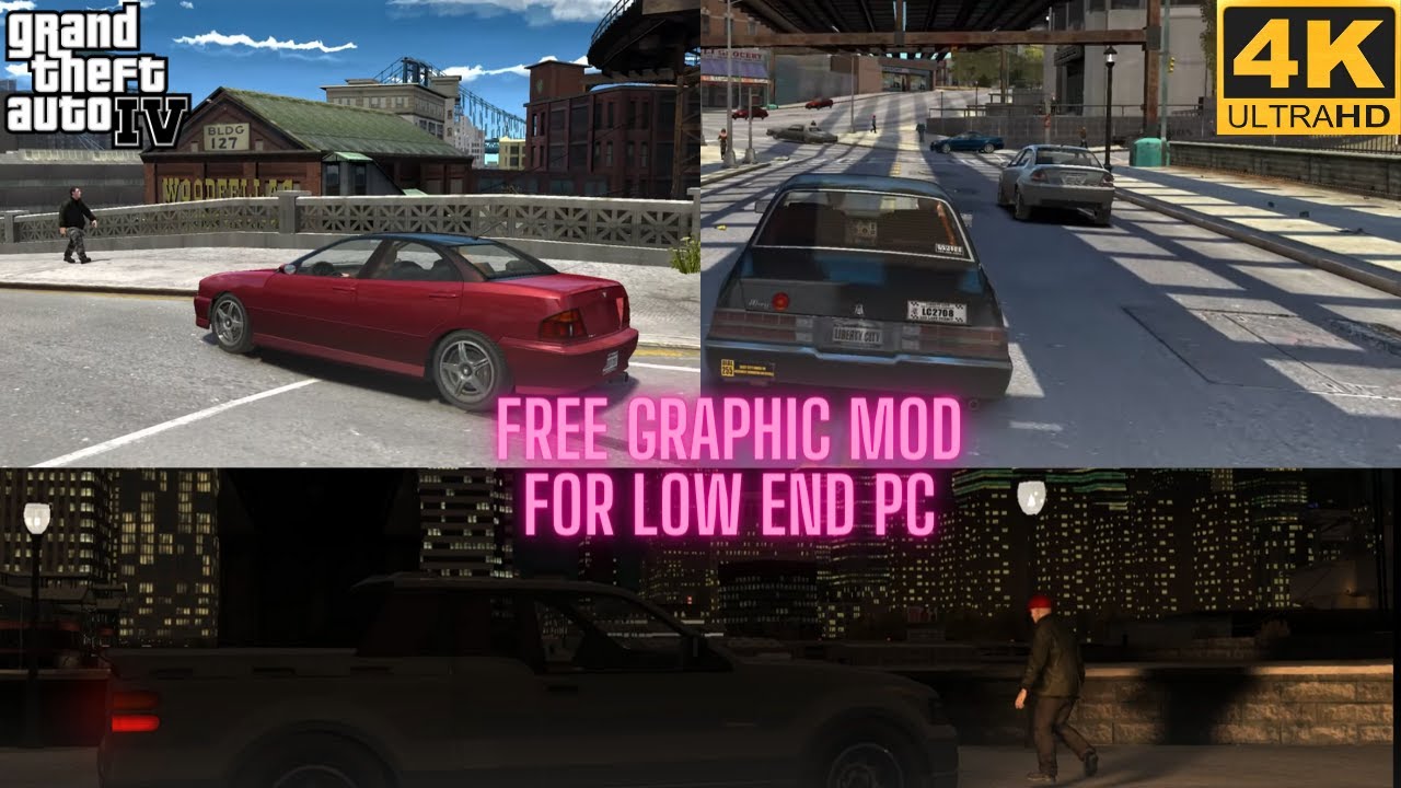 Remastered GTA IV in 2023 for Low End PC | Free Graphic Mod | Graphics ...