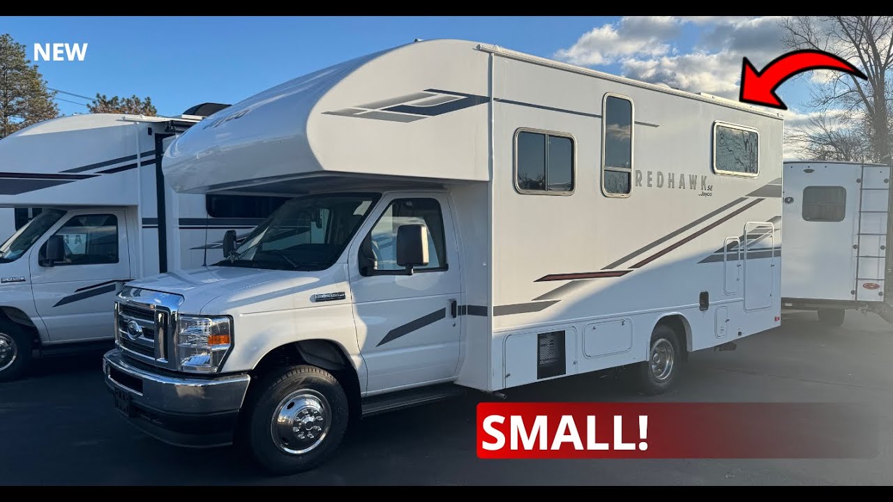 Small Motorhome with NO Slides?! | 2025 RedHawk 22TF - YouTube