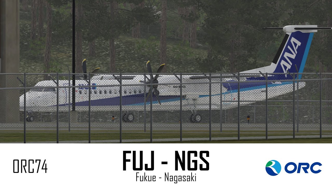 [Japão] Fukue - Nagasaki | Bombardier Dash 8 Q400 - Oriental Air Bridge ...