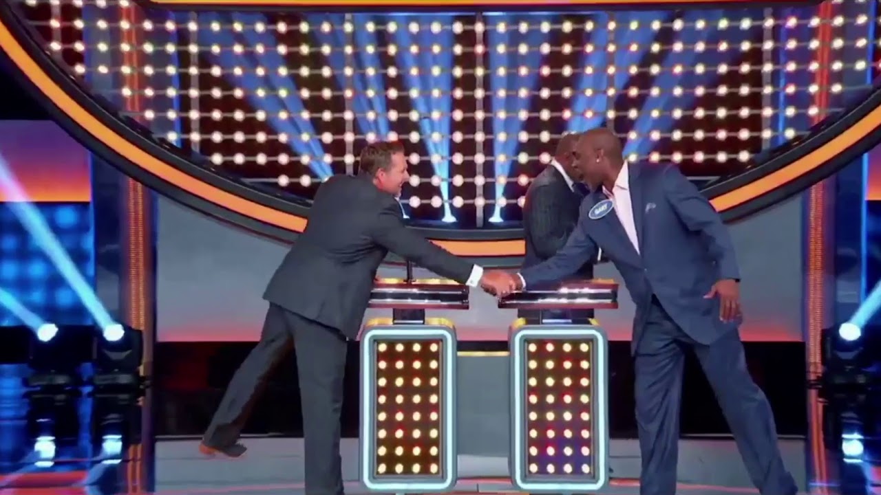 INCREDIBLE MOMENT - Celebrity Family Fued - MLB vs. NBA Legends - YouTube